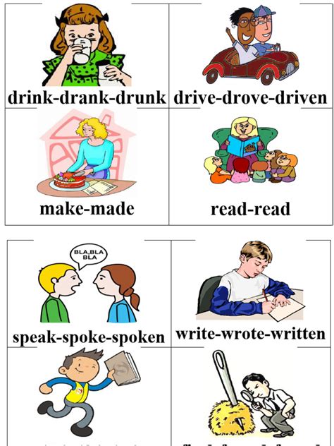 Irregular Verbs Flashcards 26598 Pdf