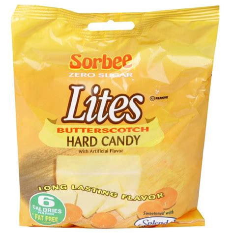 Sorbee Candy Butterscotch Sugar Free 3 Ounces Pack Of6