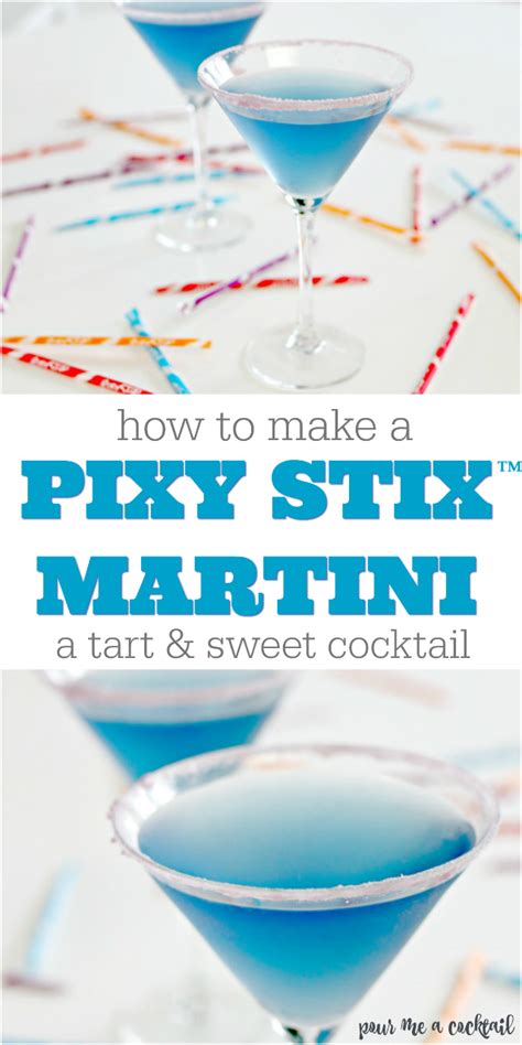 🍸 Pixy Stix™ Martini A Sweet Cocktail Twist 🍬