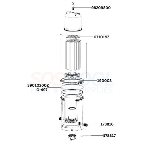 Pentair Fullfloxf 4000 Series 72 188625 Filter Diagram And Part List
