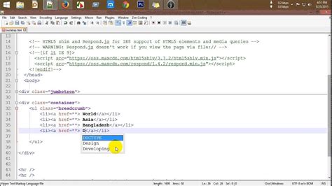 Bootstrap Bangla Tutorial Part Create Breadcrumb In Bootstrap YouTube