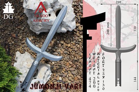 Akadodominus Gladius Synthetic Jumonji Yari Akado Armory