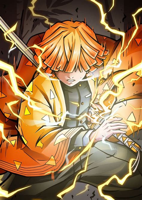 Zenitsu The Thunder Breathing 1st Form The User Who Knows Only One Breathing Technique Anime