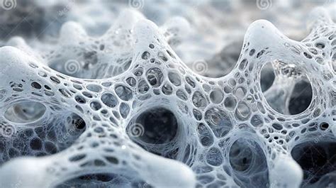 Close Up Of Bone Molecular Structure Stock Illustration Illustration