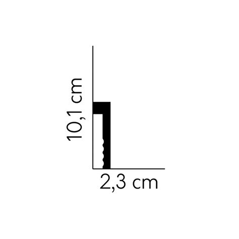 Plinta Duropolimer Alba Md006 Unimatro