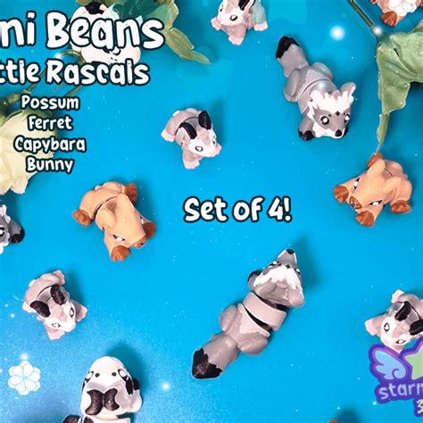 3d Printable Mini Beans Set 1 Little Rascals By Starmouse3d
