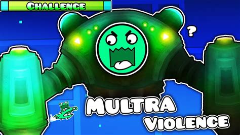 Multra Violence Mulpan Challenge 25 Geometry Dash 211 Youtube