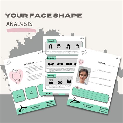 Buy Your Face Shape Analysis Face Type Guide To Hairstyles Sunglasses Accessories Earrings For