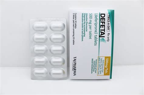 Deferiprone Tablets 500mg Manufacturer In Pan India Supplier