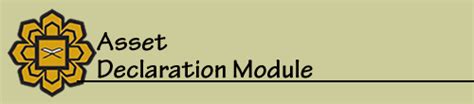 Login Iium Asset Declaration Module