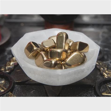 King Paimon Gold Aura Hematite Spirit Stone