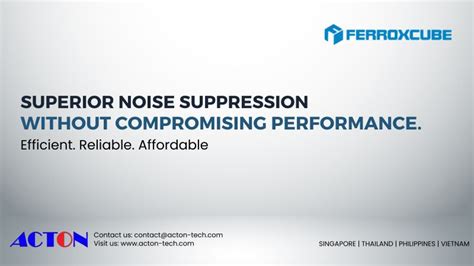 How Ferroxcube 3n2 Is Revolutionizing Emi Suppression Acton Technology Pte Ltd