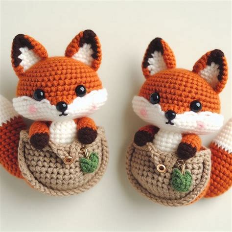 Crochet Pocket Fox Amigurumi Ideas All Crafts