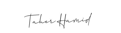 85 Taher Hamid Name Signature Style Ideas Free Online Autograph