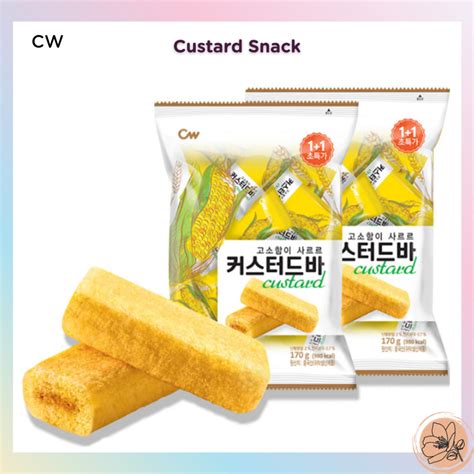 Cw X Custard Snack 170g 20p Shopee Malaysia
