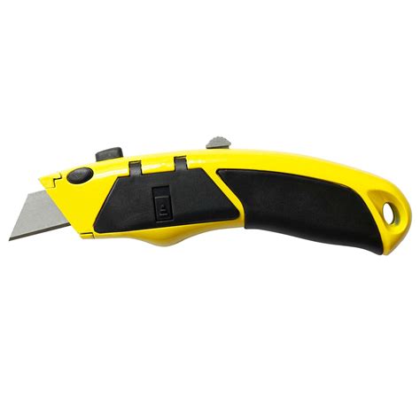 Heavy Duty Utility Knife With Auto Reload 8 Blades