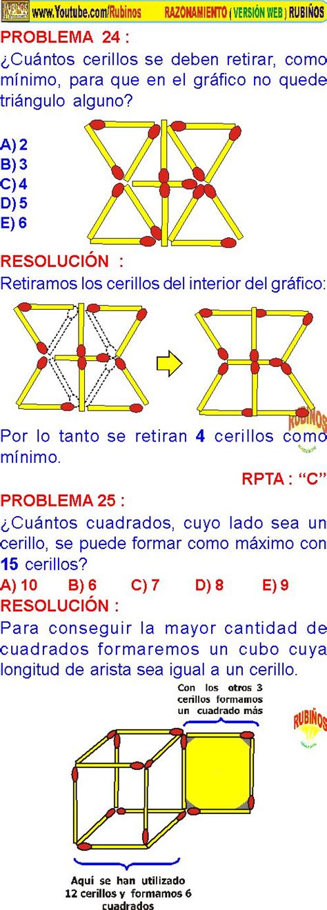 Juego Matematico Con Fosforos Reto 10 Acertijos Con Palitos De