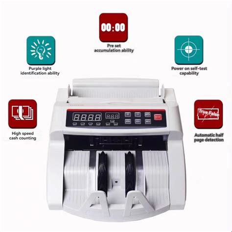[metaverse] Money Counter Machine Lcd Uv Counterfeit Detection Money Bank Note Counting Bill