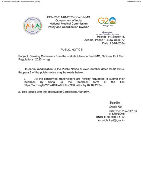 Next Circular Corrigendum Pdf