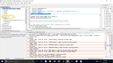Compilertms320c6670 Getting An Error Message At Linker Command File