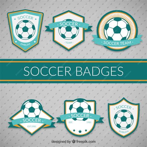 Free Vector Collection Of Soccer Badges