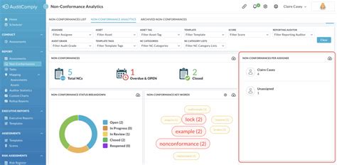Non Conformance Analytics Auditcomply Help Center