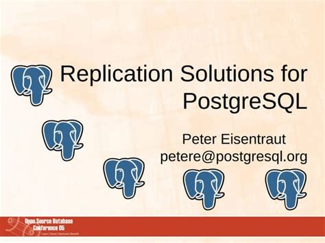 Replication Solutions For Postgresql Pdf Databases Computer