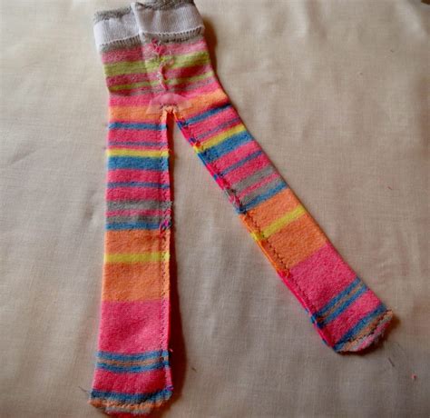 Free Tutorial Making Doll Tights From Adult Size Knee Sox Janie