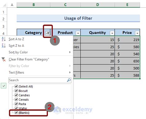 How To Sort And Ignore Blanks 4 Methods ExcelDemy