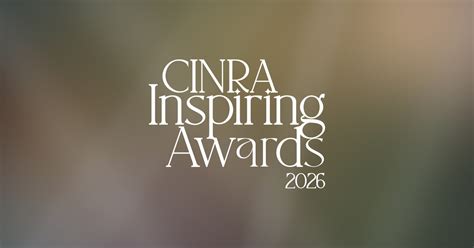 Cinra Inspiring Awards Edition 2026 Cinra
