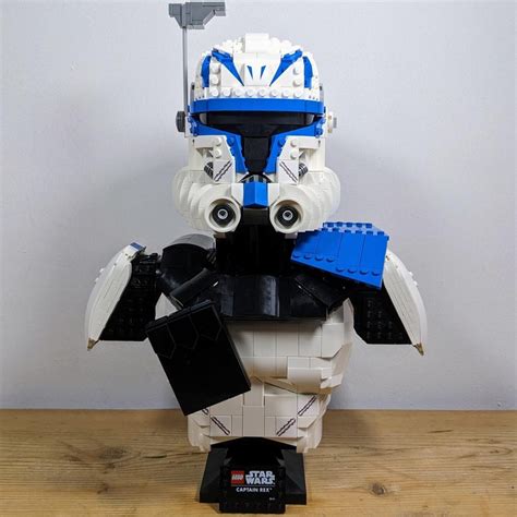 Lego Moc Lego Captain Rex Bust Only By Glenntanner55 Rebrickable Build With Lego