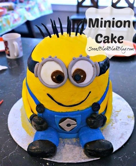 How To Make A Minion Birthday Cake Minions Cake Kiwi Families