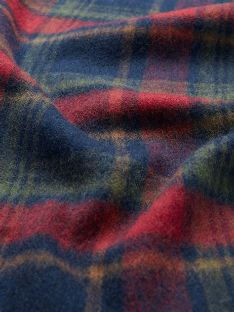 Tytherton Rednavy Check Wool Scarf Joules