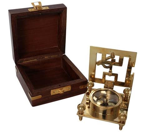 Aubaho Kompass Kompass Maritim Peilkompass Schiff Navigation Messing