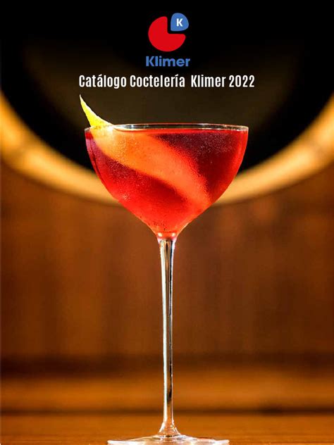 Catalogo Cockteleria Klimer 2022 Pdf Barman Cócteles