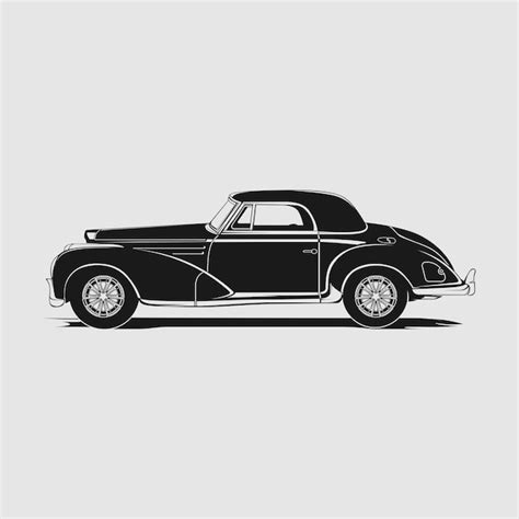 Premium Vector Classic Vintage Retro Car Design Vector