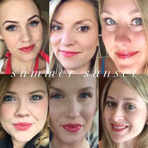 Lipsensecolor Collage Summer Sunset Lipsense Senegence Independent