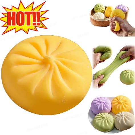 Giant Dumpling Squishy Jumbo Dumpling Squishy Toy With Steamer Box Sensory Dumplings Toy For