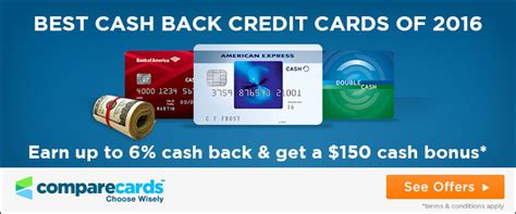 Top 6 Best Cash Back Credit Cards For 2016