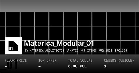 Matericamodular01 Collection Opensea