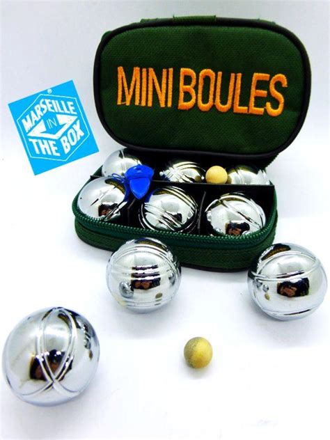 Les Mini Boules De Pétanque Cest Marseille In The Box