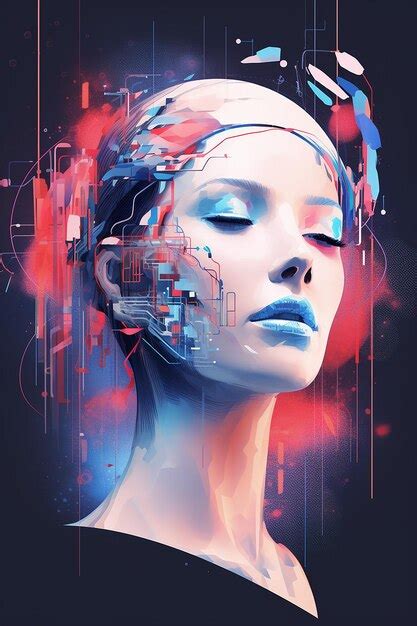 Premium Photo Create An Abstract Generative Aidriven Image