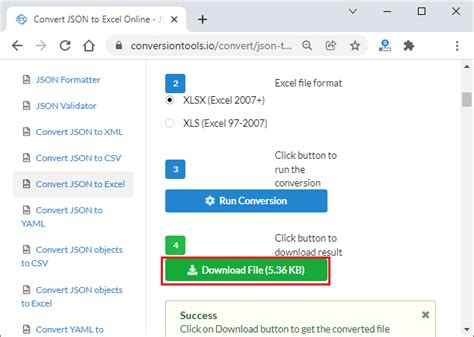 How To Open Json File In Excel Tpoint Tech