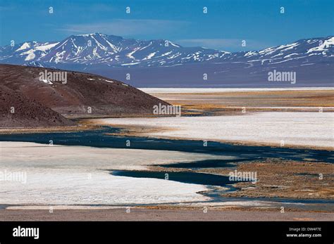 Blick Auf Die Laguna Santa Rosa Nevado Tres Cruces Nationalpark Anden Atacama Region Chile