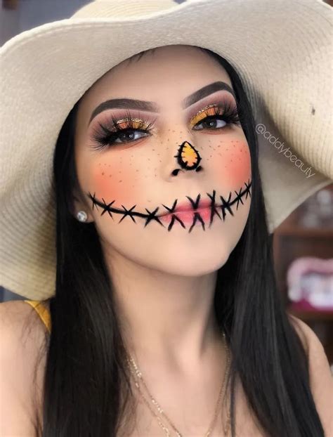 Halloween Makeup Diy Easy Scarecrow Halloween Makeup Halloween Makeup