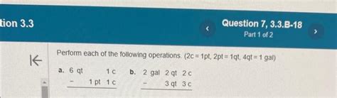 Solved Perform Each Of The Following Operations