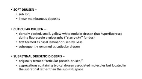 Drusen Characterization Pptx