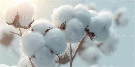 Close Up Of A Cotton Plant In Bloom Featuring Delicate White Flowers