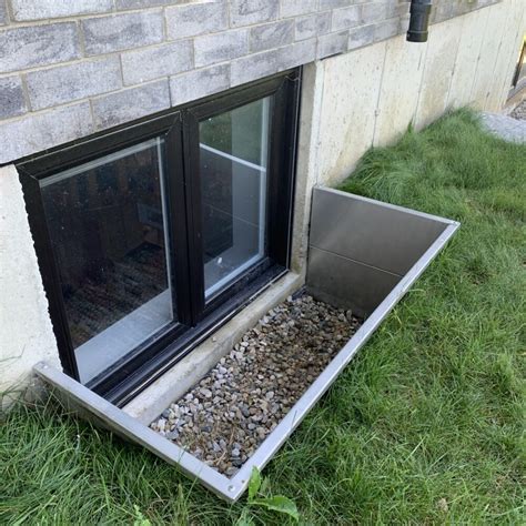 Modern Square Window Well Ehs Sales Ltd Stratford Ontario