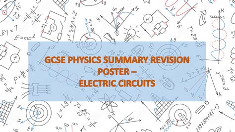 Gcse Physics Electric Circuits Summary Notes Etsy
